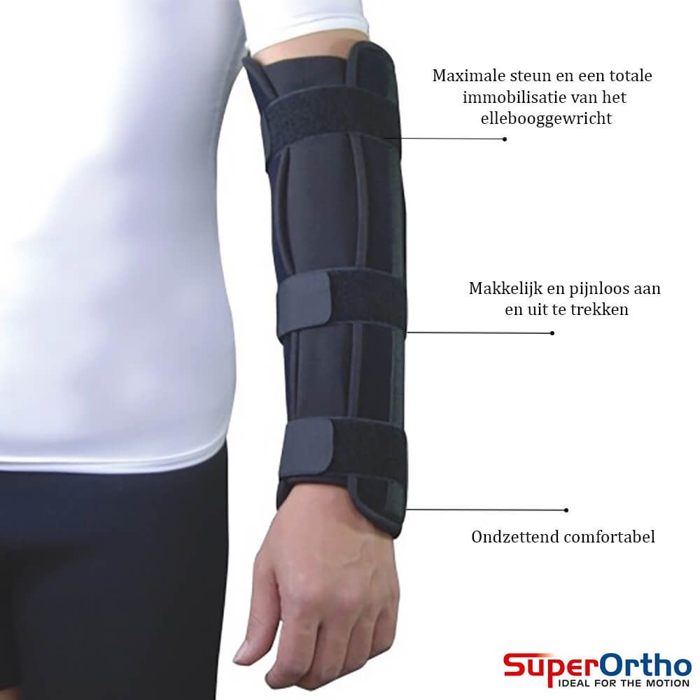 Super Ortho Elleboog / Onderarm spalk | Podobrace.nl