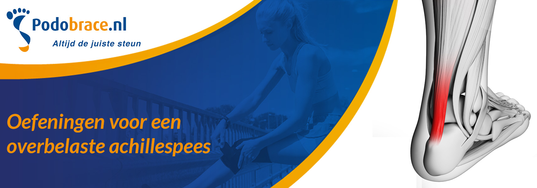 Oefeningen voor een overbelaste achillespees | Podobrace