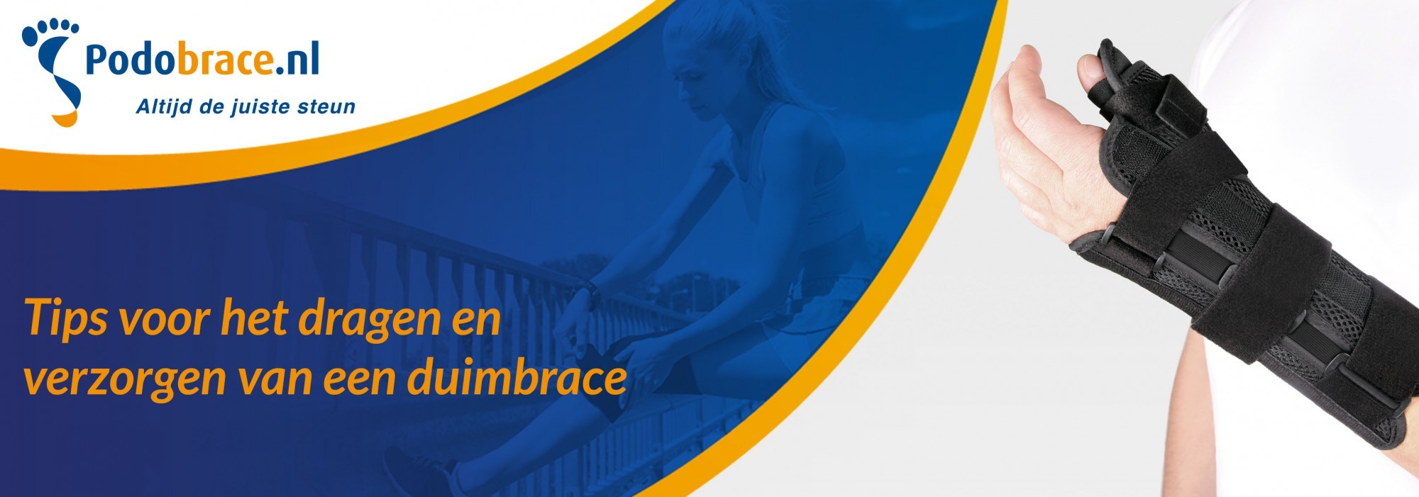 Tips voor het dragen en onderhouden van een duimbrace | Podobrace
